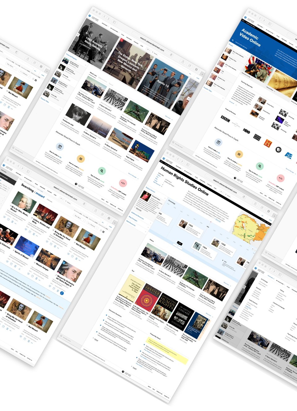 Alexander Street Press – Product & Platform Redesign | PRADY